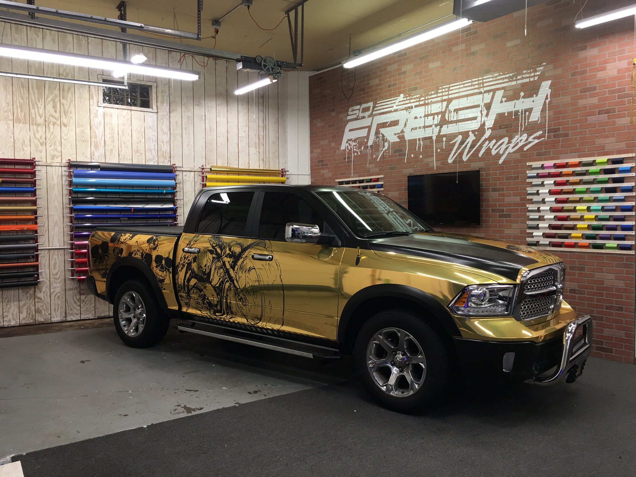 Dodge Ram GHOST RIDER - Wrap Like Royalty