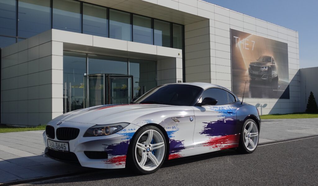IM Z4 - Brunsh painted BMW M performance. - Wrap Like Royalty