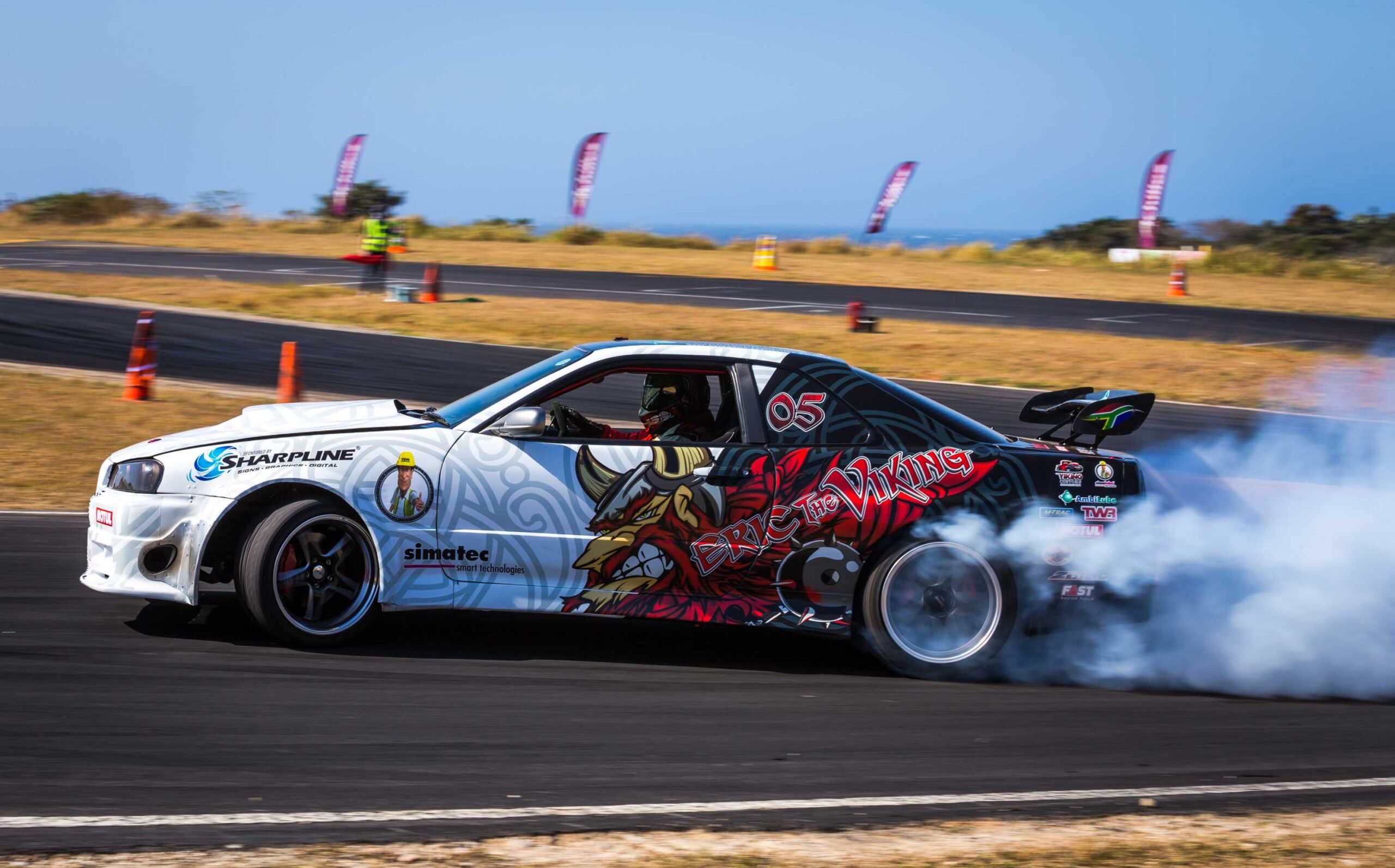 Eric The Viking - Sharpline drift car wrap - Wrap Like Royalty