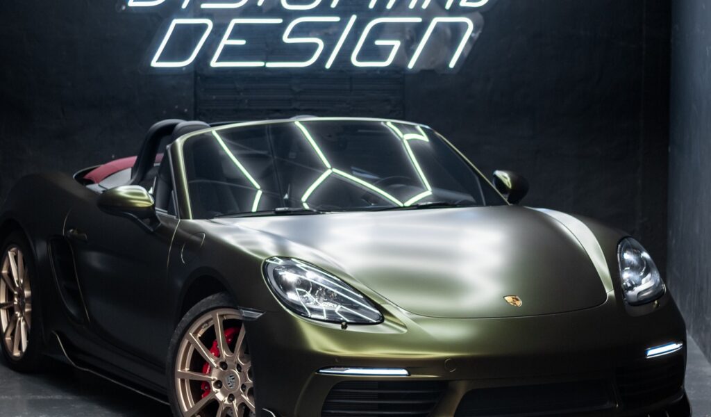 Hope Green Porsche Boxster 718 - Wrap Like Royalty