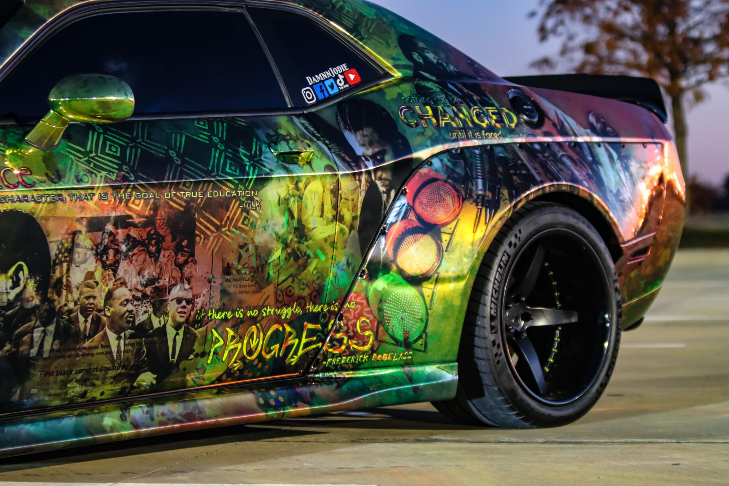 Change Through Progress - Challenger Hellcat - Wrap Like Royalty