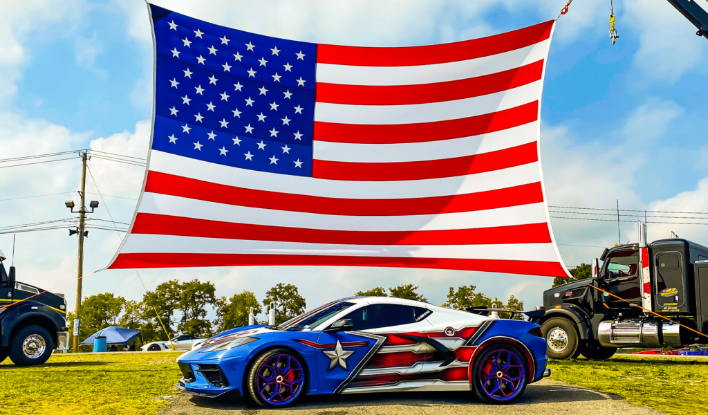 2021 Corvette C8 Captain America - Wrap Like Royalty