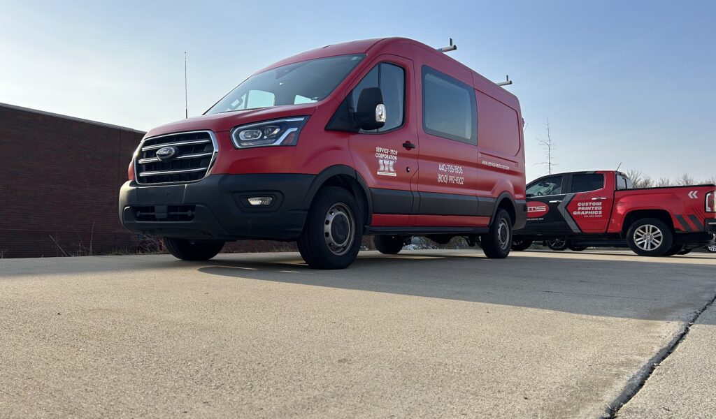 Service-Tech Corporation Transit Complete Color Transformation - Wrap ...