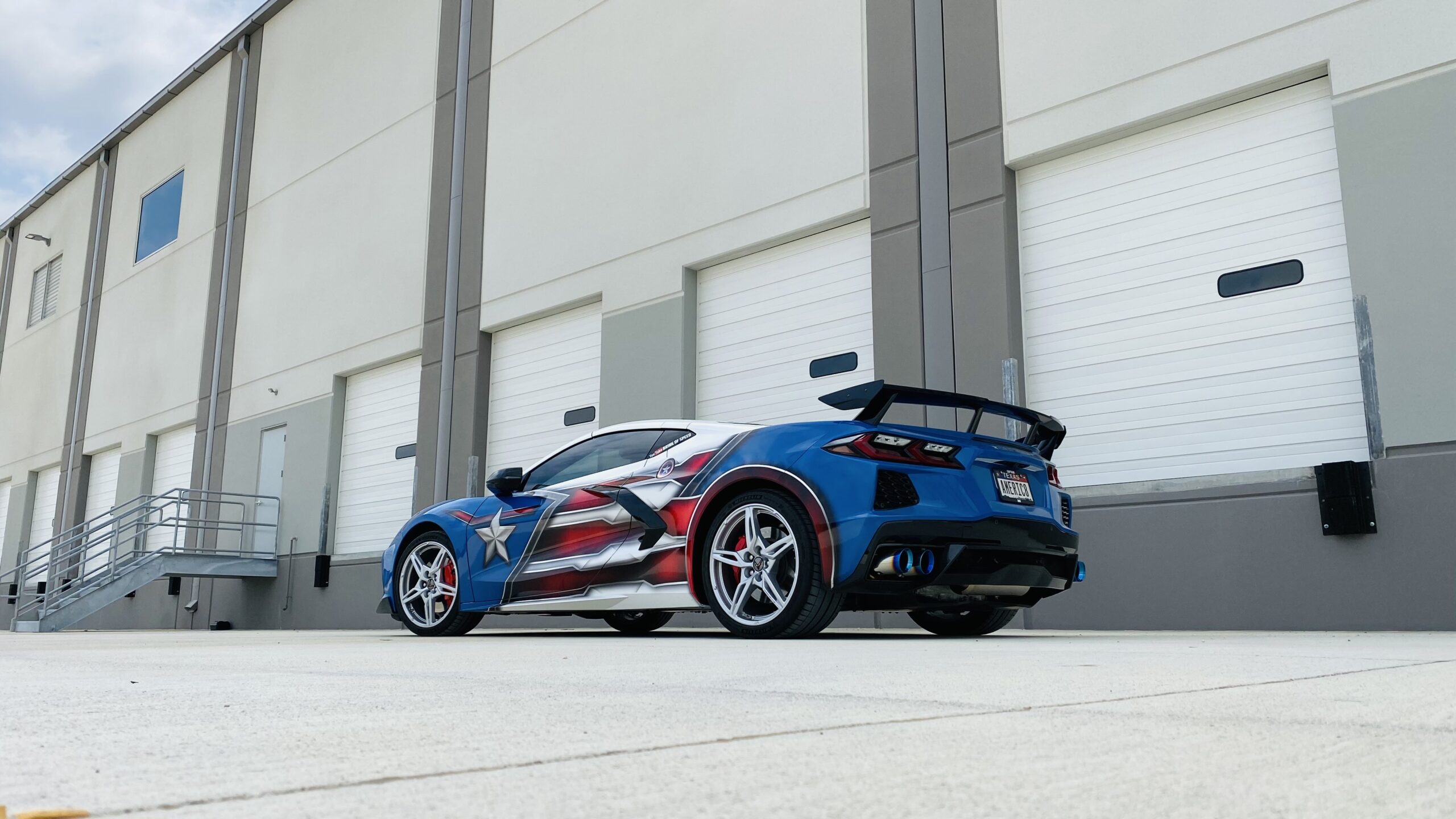2021 Corvette C8 Captain America - Wrap Like Royalty