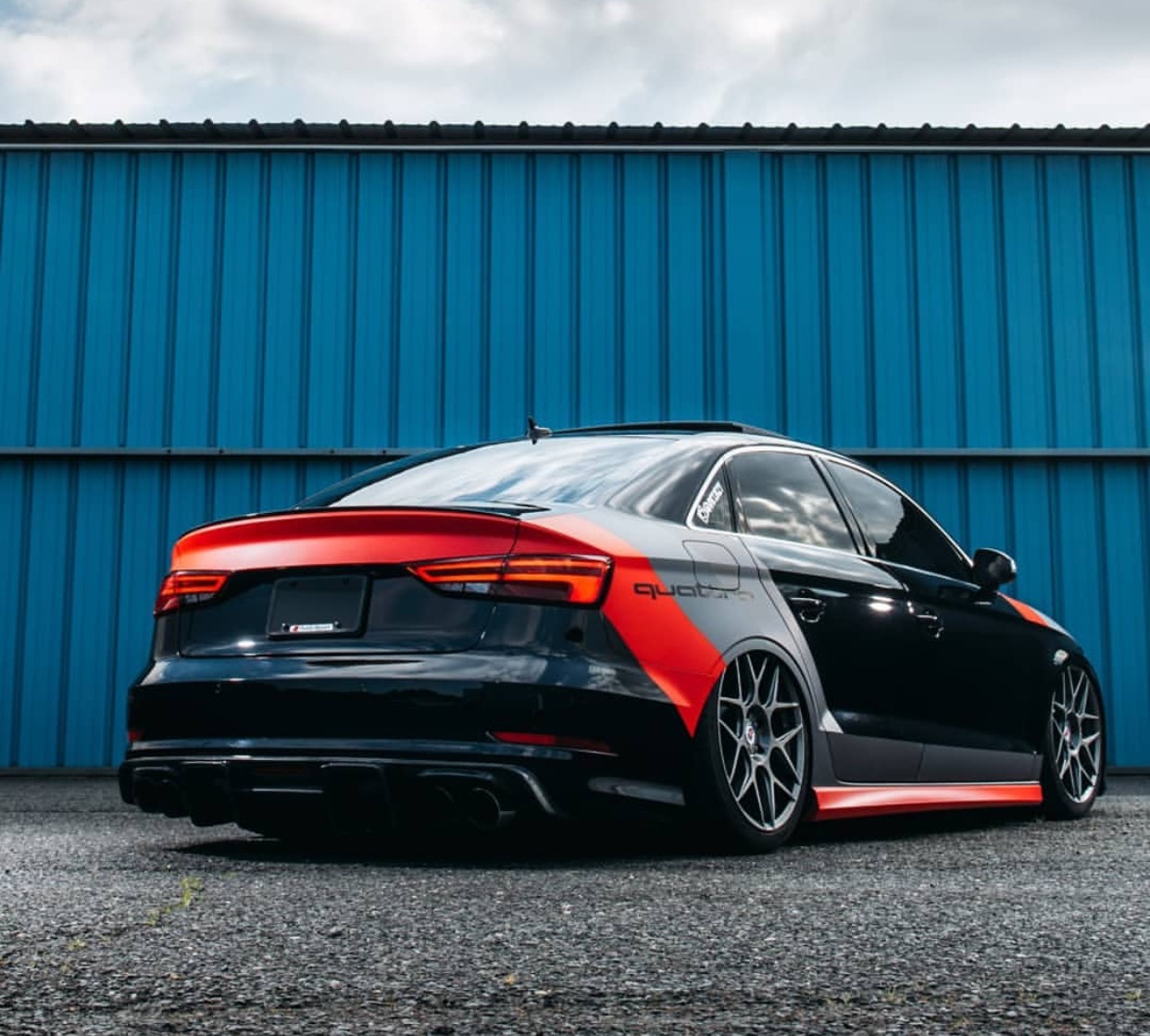 Audi s3 90s rally style DRTJRZY - Wrap Like Royalty